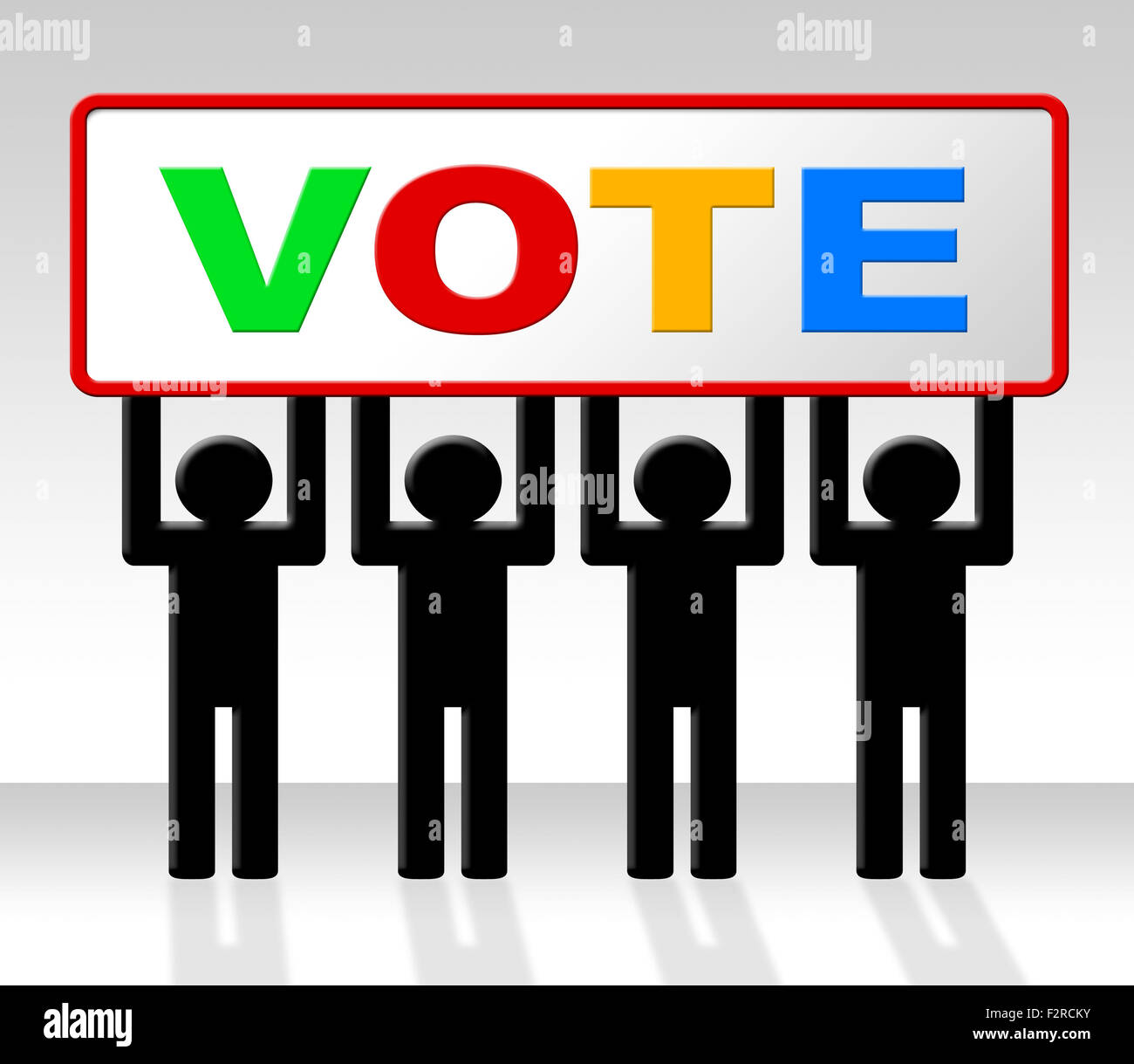 Vote Poll Meaning Evaluation Choosing And Choice Stock Photo - Alamy