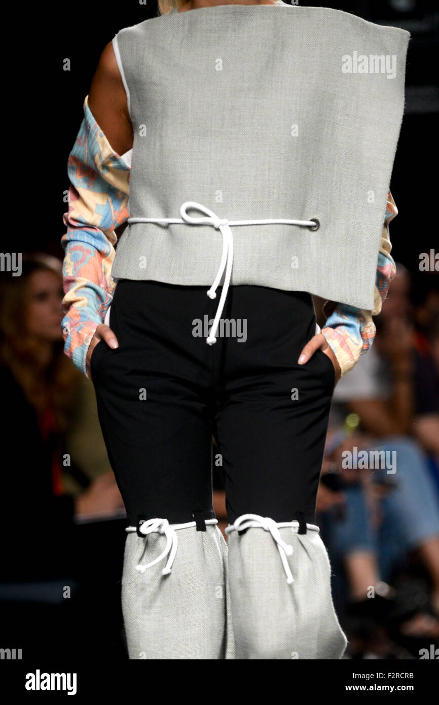 Xavi Reyes Fashion Show during the Mercedes-Benz Fashion Week in Madrid ...