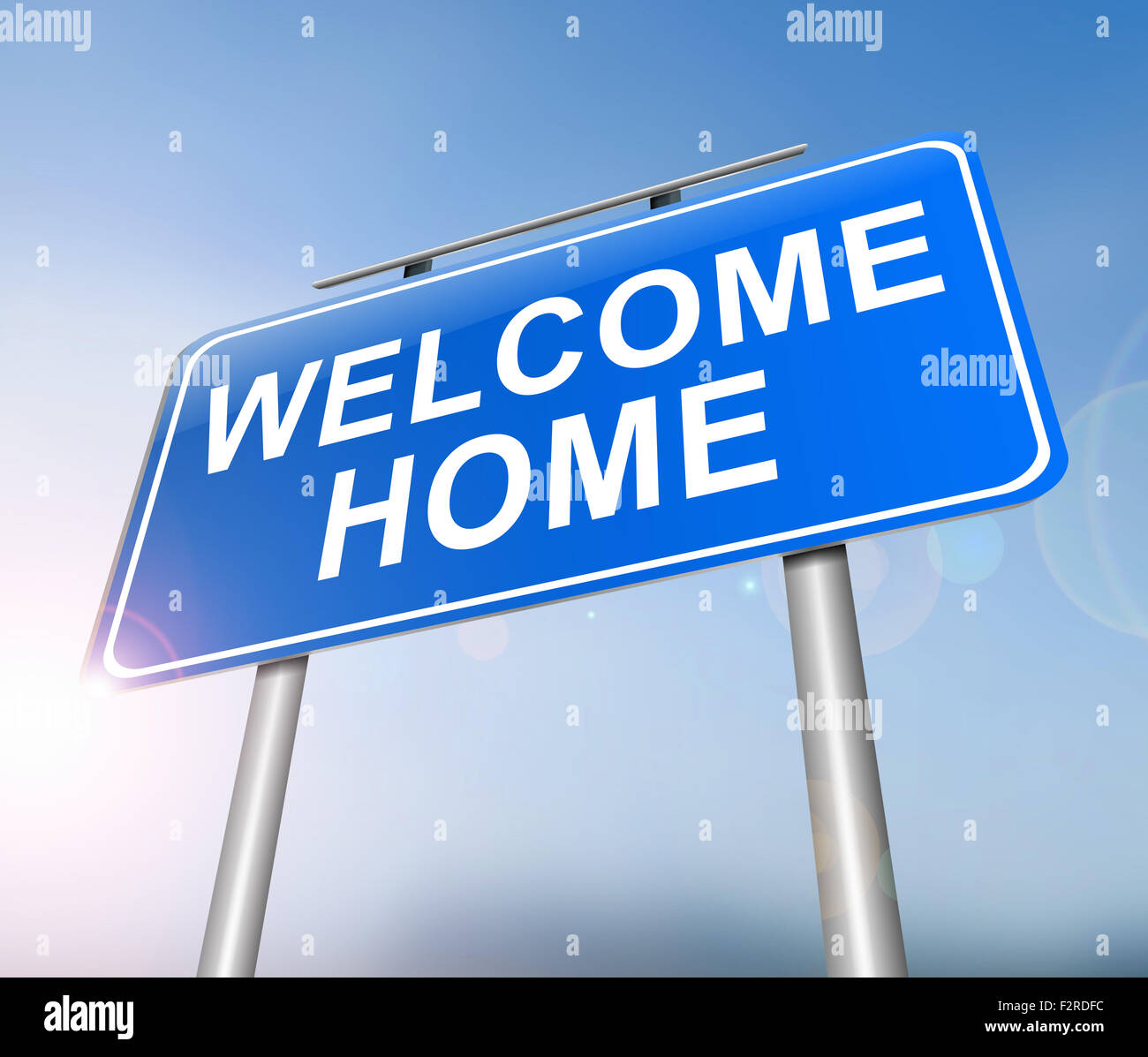 Welcome home concept Stock Photo - Alamy