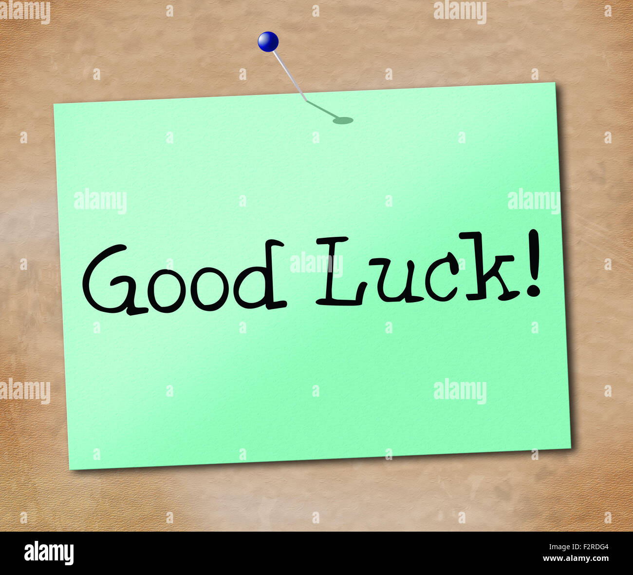 Good Luck Representing Lucky Sign And Display Stock Photo - Alamy