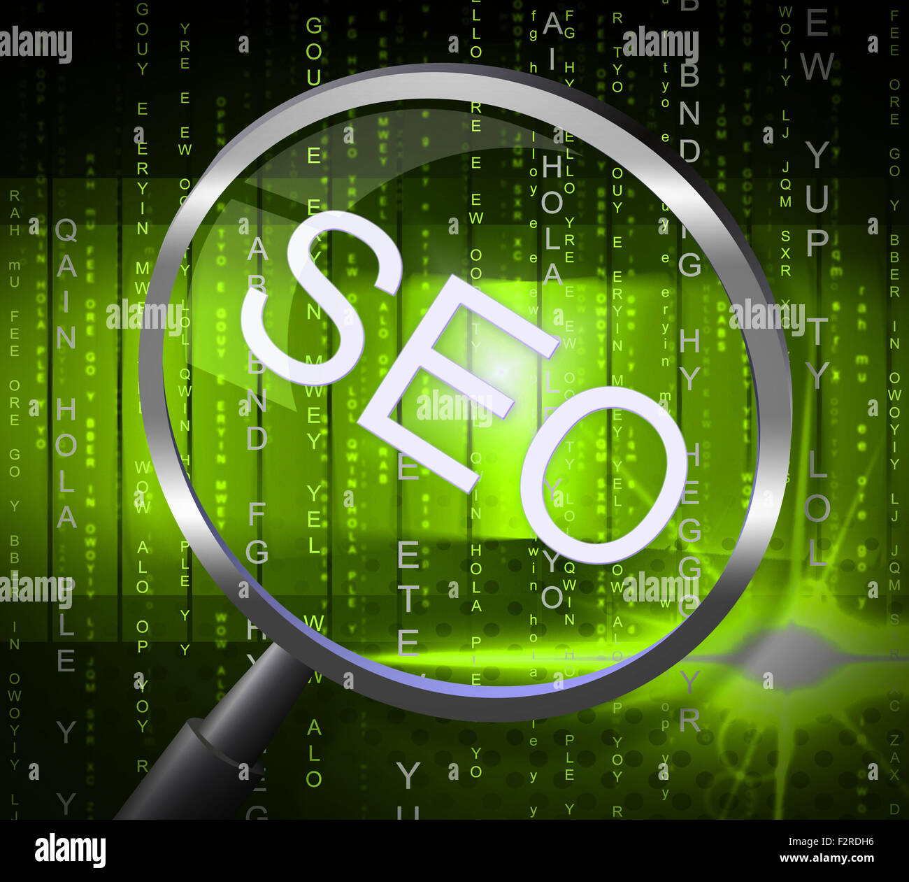 Seo magnifier hi-res stock photography and images - Alamy