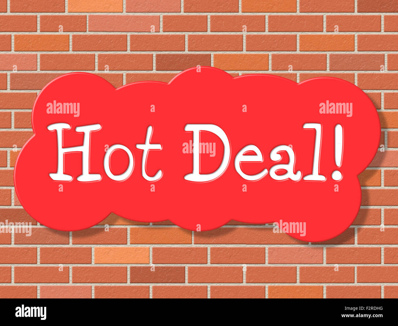 Hot Deal Showing Best Price And Cheap Stock Photo - Alamy