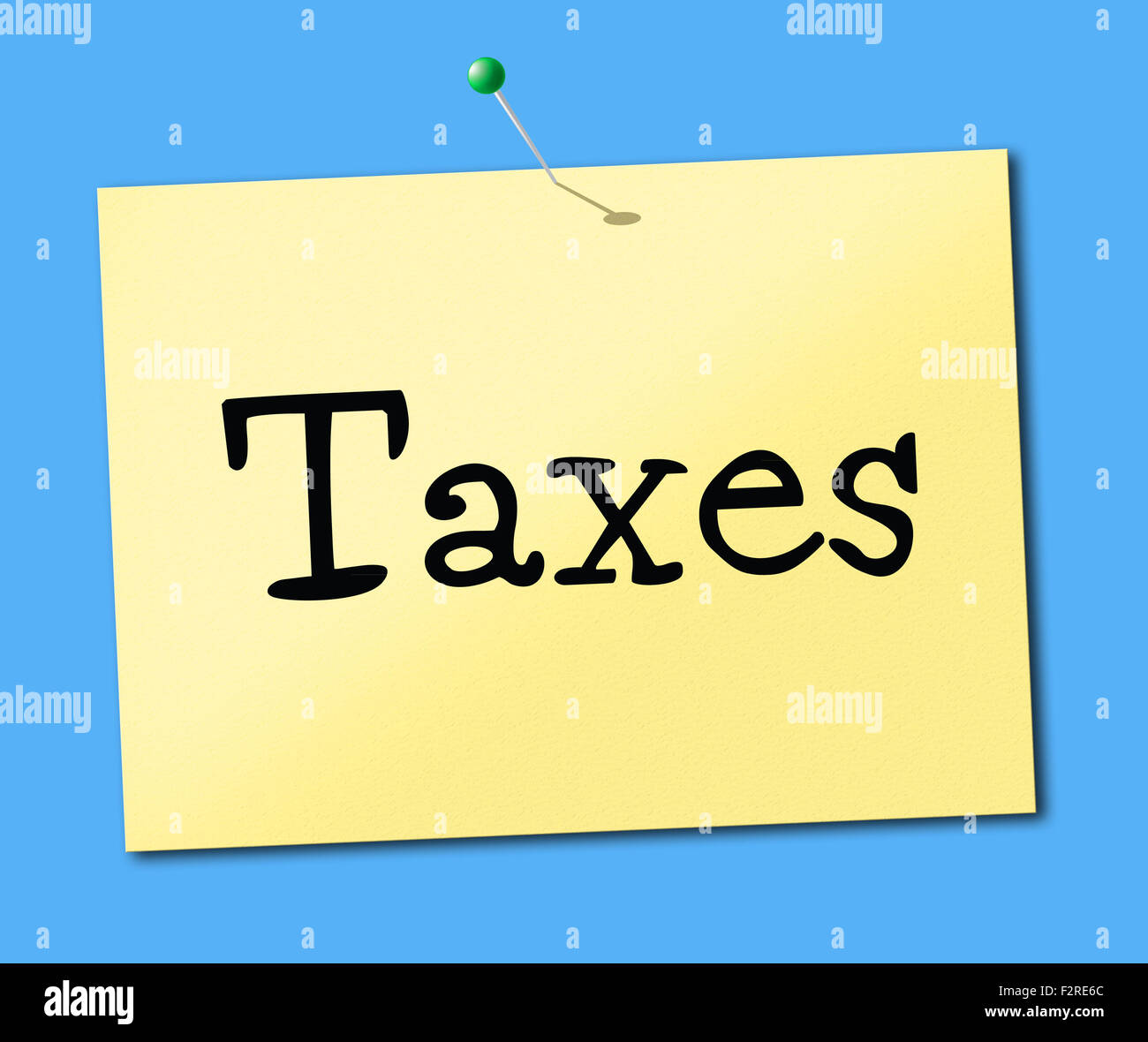 Taxation sign hi-res stock photography and images - Alamy