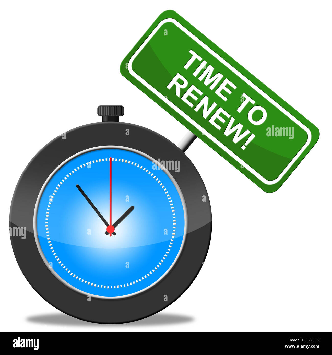 Time To Renew Meaning Make Over And Rehabilitate Stock Photo - Alamy