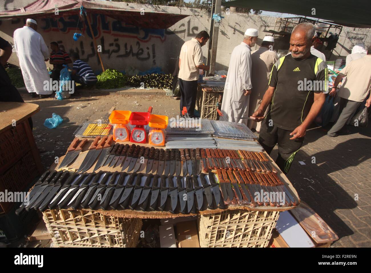 Khan Younis, Gaza Strip, Palestinian Territory. 23rd Sep, 2015. A ...