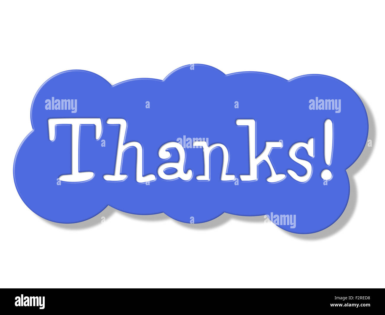 Sign Thanks Indicating Gratitude Placard And Thankfulness Stock Photo ...