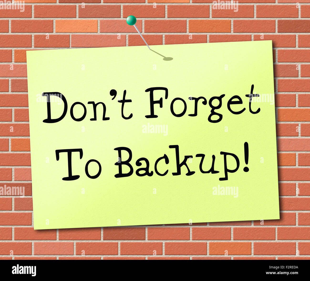 Data Backup Representing Facts Computer And Document Stock Photo - Alamy