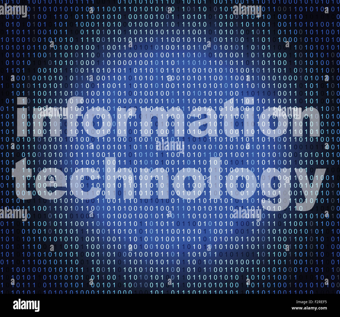 Information Technology Indicating Knowledge Hi-Tech And Faq Stock Photo ...
