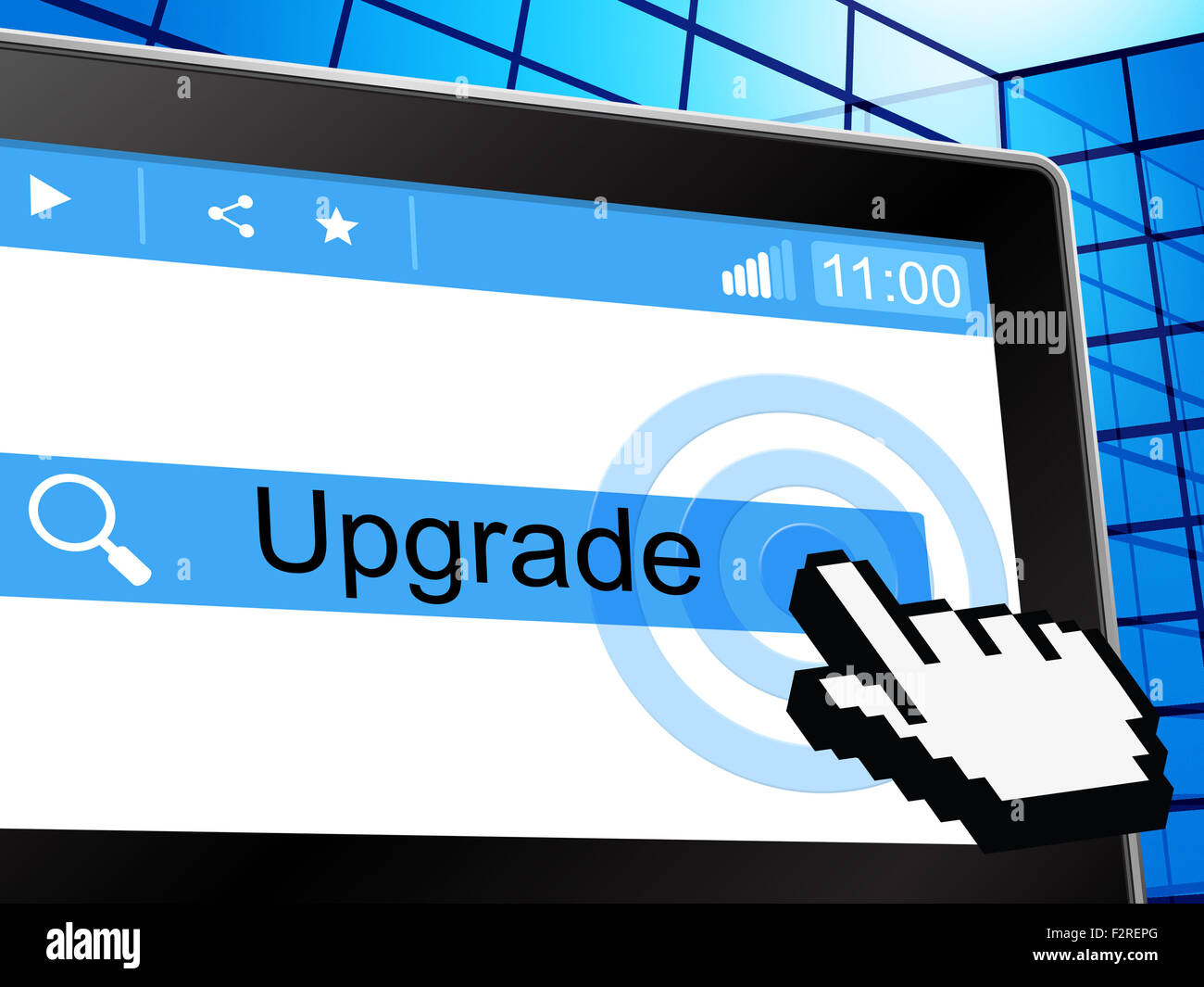 Update Upgrade Indicating Improved Modernize And Improve Stock Photo ...