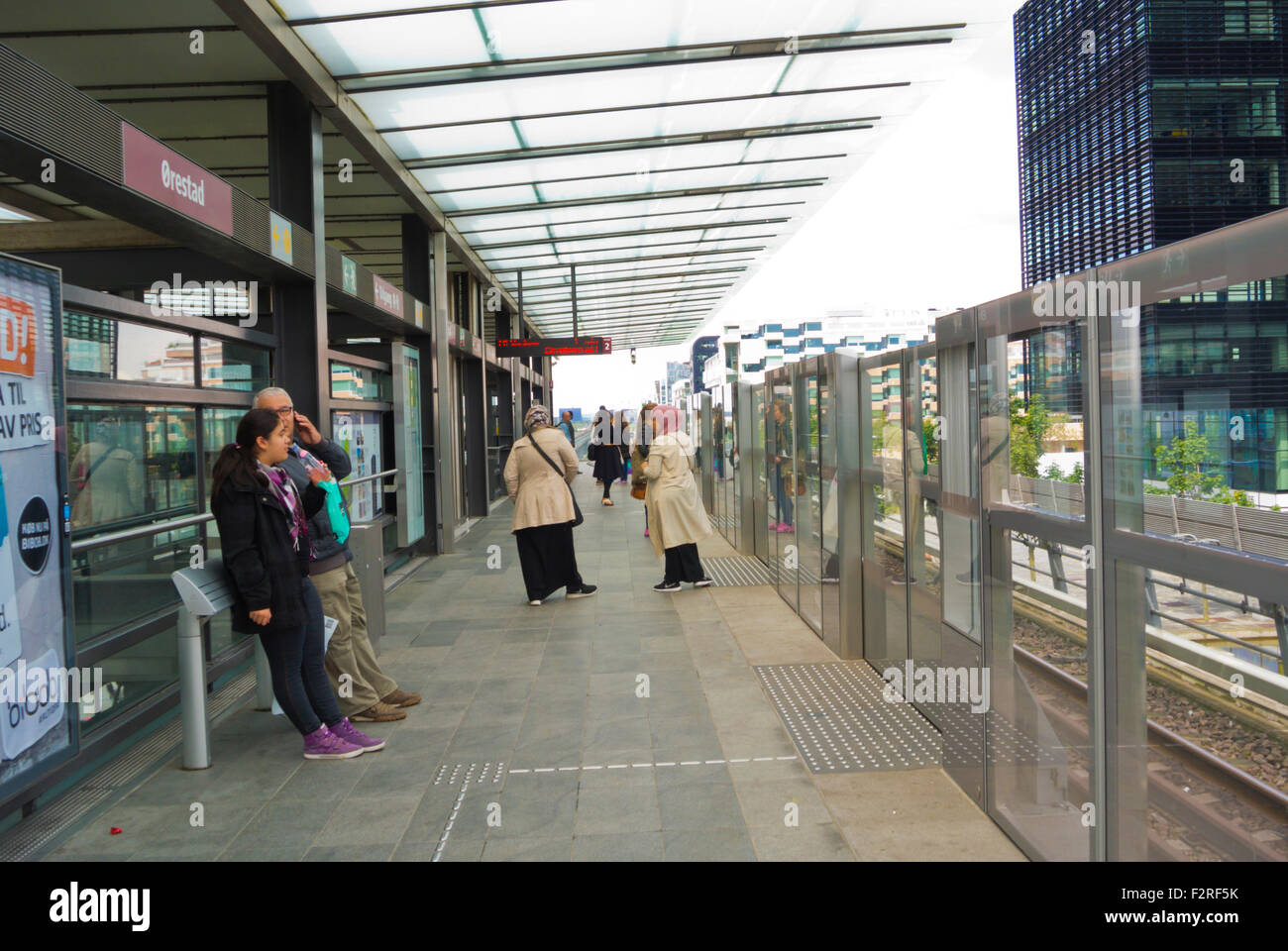 Orestad, metro station, Amager, Copenhagen, Denmark Stock Photo - Alamy