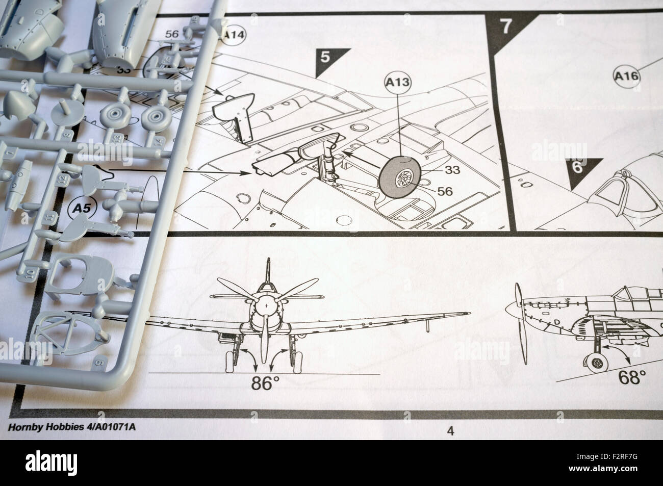 Airfix 1:72 scale Supermarine Spitfire Mk1a model aircraft Stock Photo - Alamy