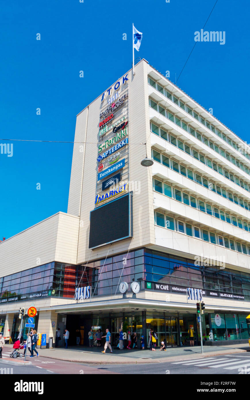 Sokos Wiklund, department store and shopping centre, Kauppatori, market ...