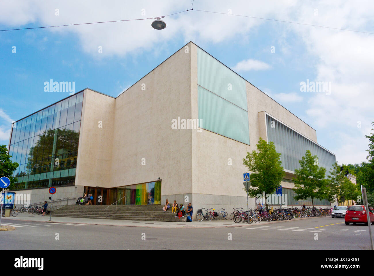 Pääkirjasto, main library building (2006), Turku, Finland Stock Photo ...