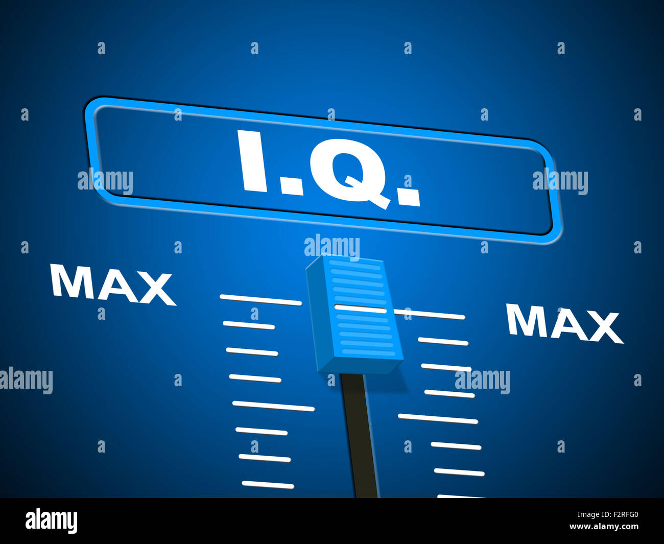 Intelligence Iq Representing Intellectual Capacity And Intelligent ...