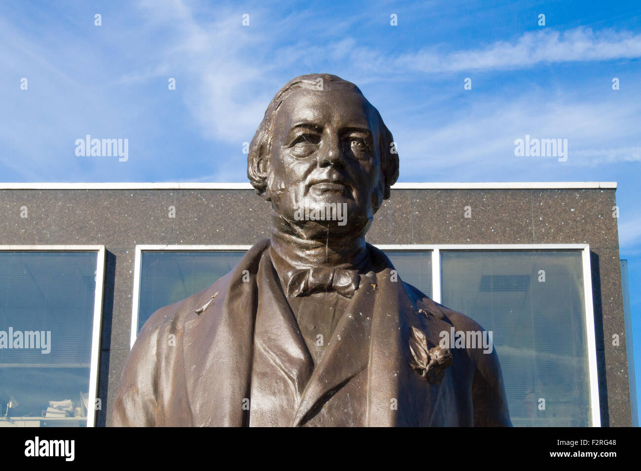 Statue of Joseph Brotherton (1783 - 1857), a reforming British ...