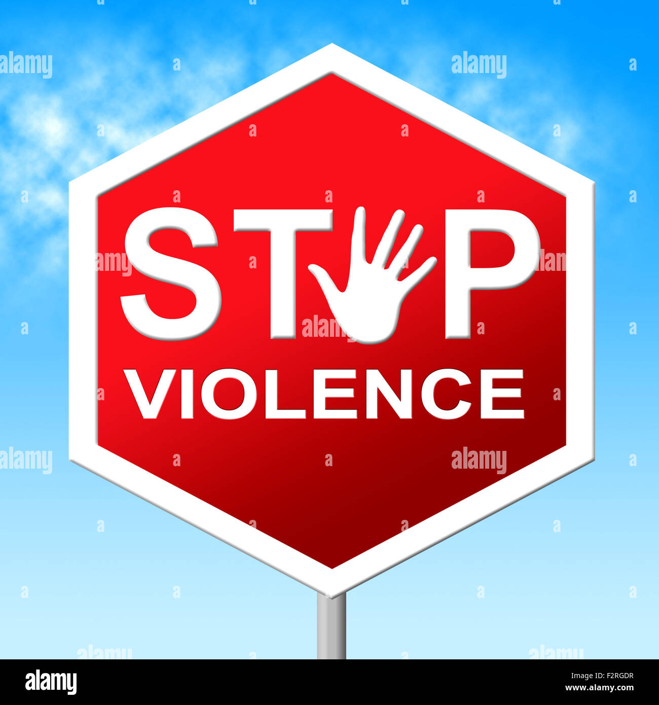 Stop The Violence Sign