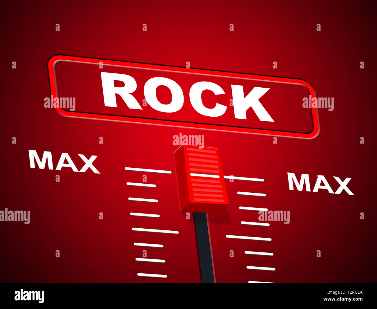 Rock And Roll Indicating Sound Track And Musical Stock Photo - Alamy