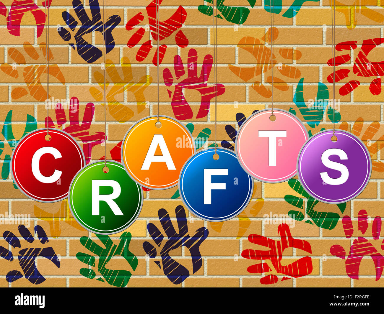 Craft Crafts Representing Art Artwork And Artist Stock Photo - Alamy
