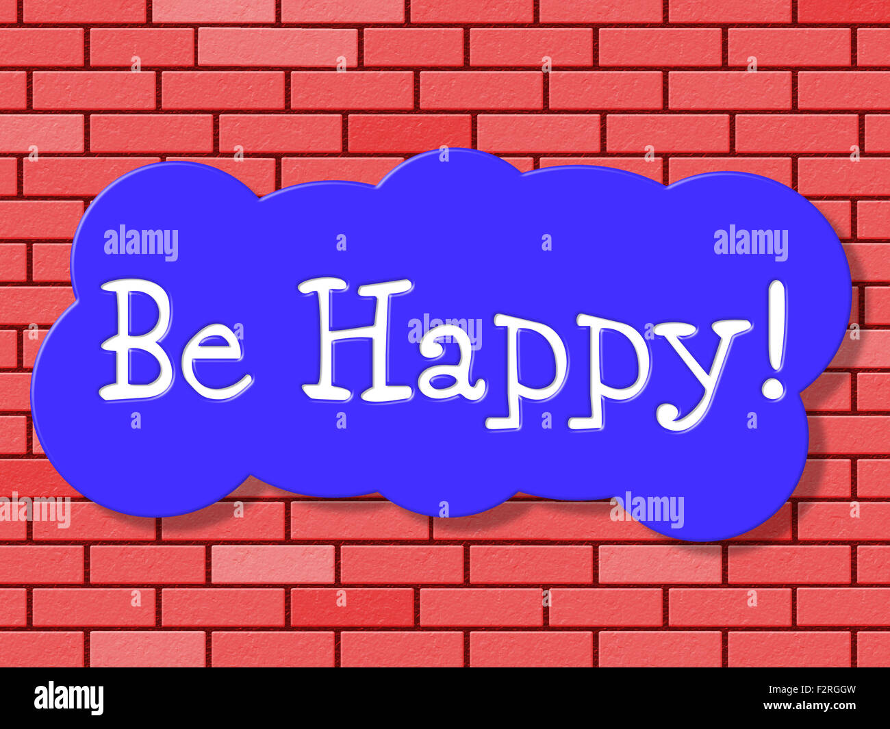 Be Happy Representing Display Joyful And Happiness Stock Photo - Alamy