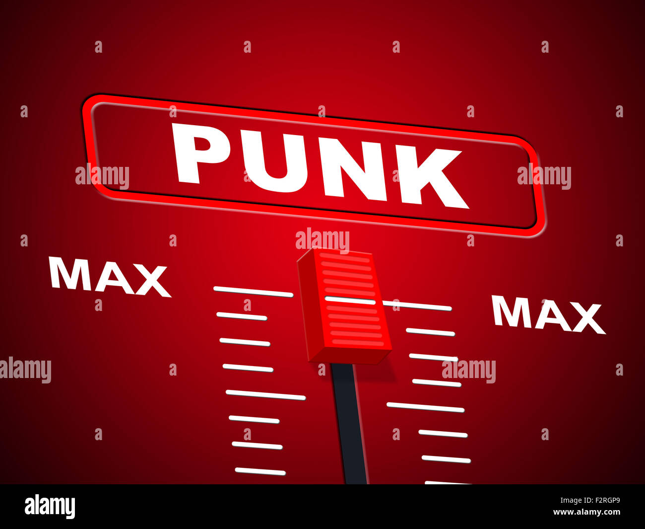 Punk Music Representing Sound Track And Digital Stock Photo - Alamy