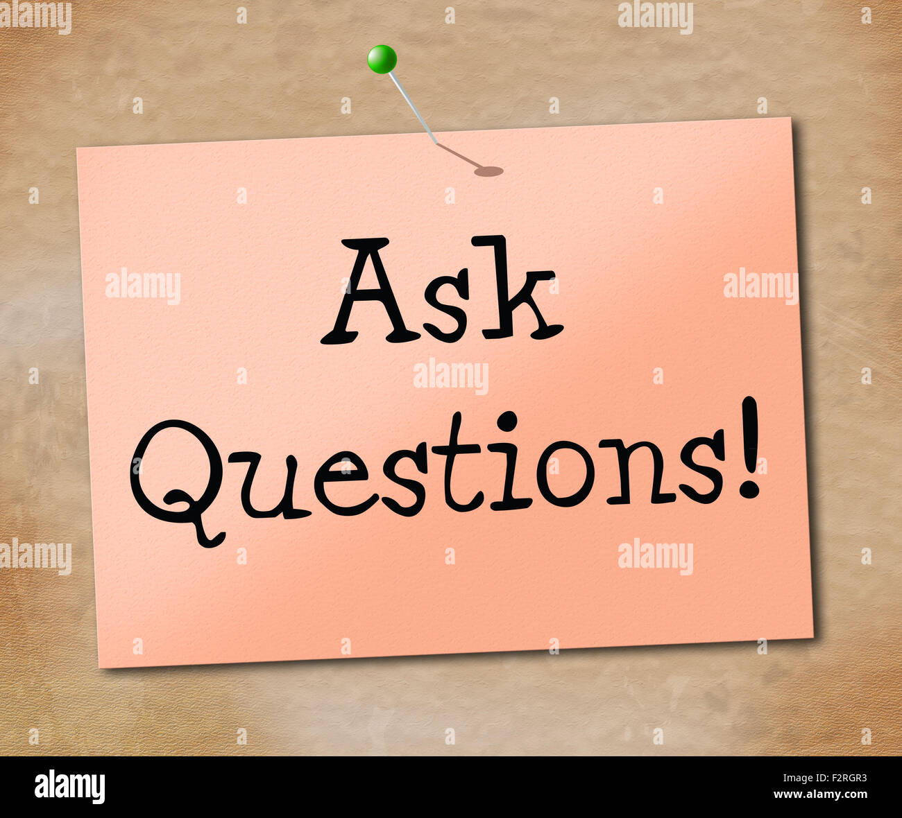 Questions Ask Representing Faq Frequently And Answer Stock Photo - Alamy