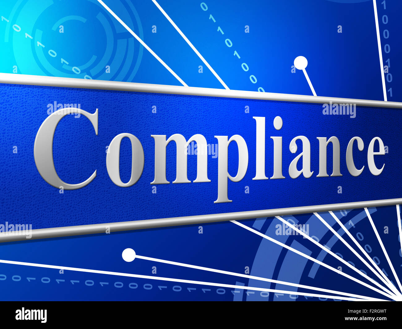 Agreement Compliance Meaning Obedience Conform And Consent Stock Photo ...