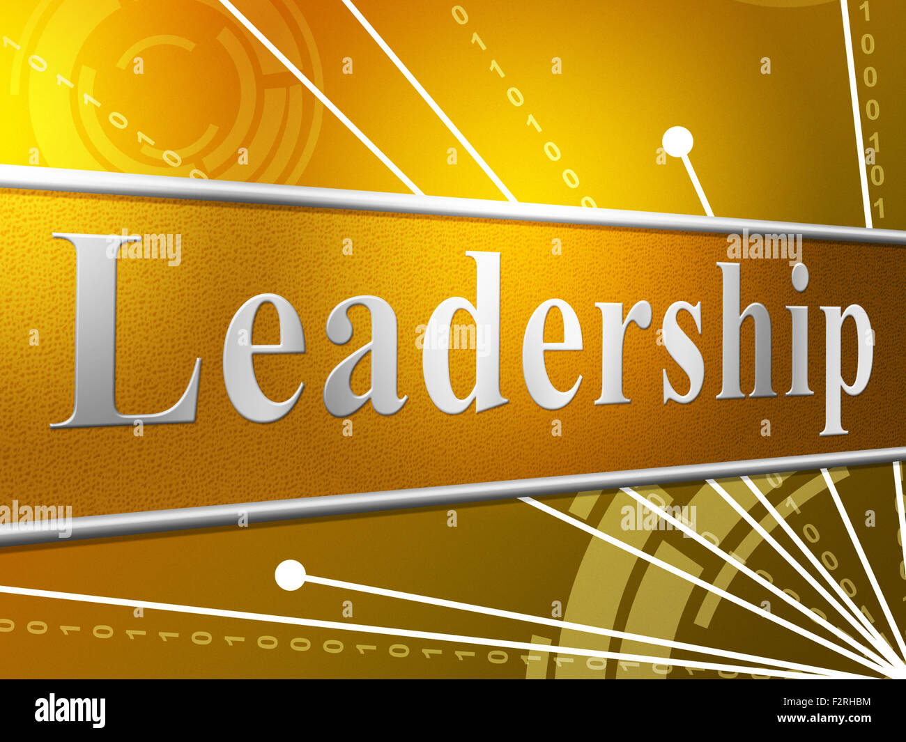 Leadership Leader Indicating Led Authority And Directing Stock Photo ...