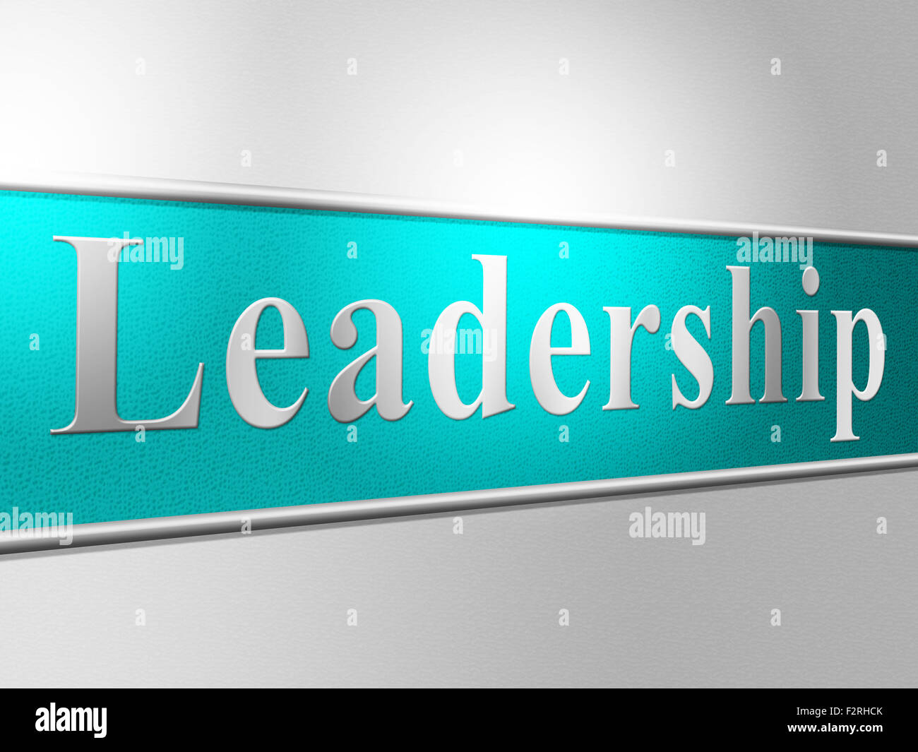 Leader Leadership Showing Directing Manage And Management Stock Photo ...