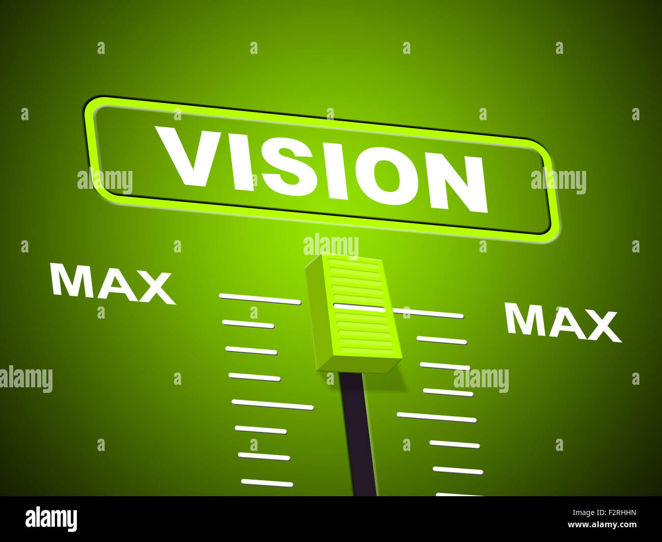 Max Vision Indicating Upper Limit And Most Stock Photo - Alamy