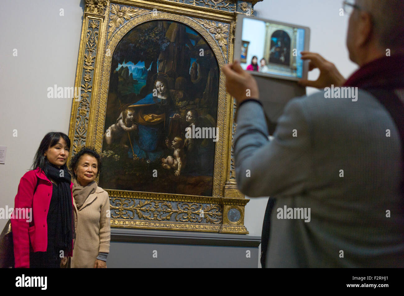 National Gallery, London, England,UK. The Virgin of the Rocks-1491-1508 ...