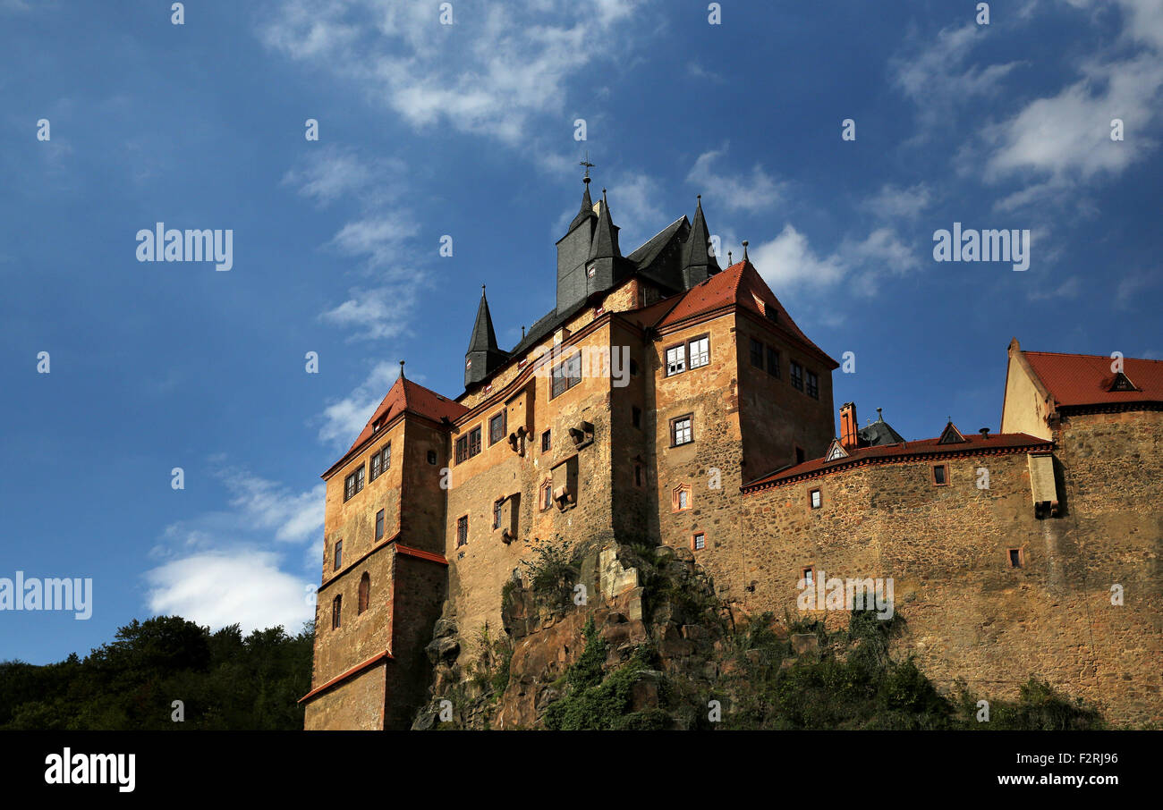 The Kriebstein Castle in Zschopau (Saxony), Germany, 17 September 2015 ...