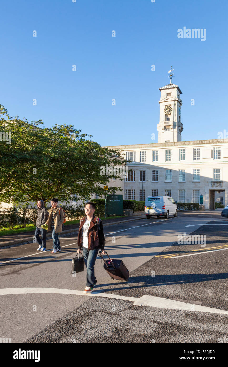 Students arriving at Nottingham University, England, UK Stock Photo - Alamy