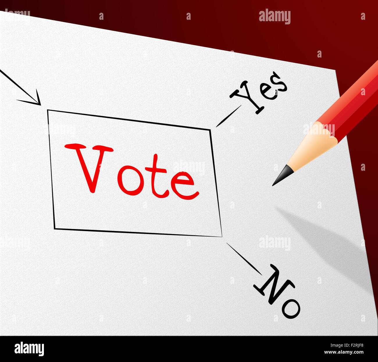 Vote Choice Meaning Confusion Voting And Evaluation Stock Photo - Alamy