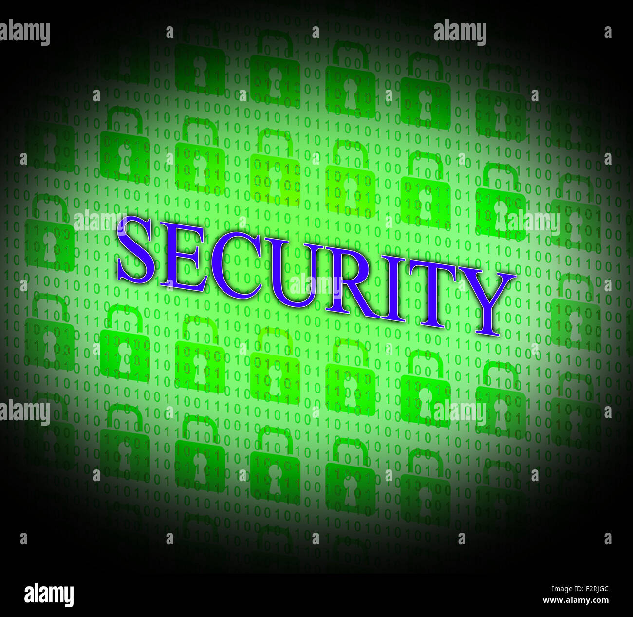 Password Security Indicating Log In And Protect Stock Photo - Alamy