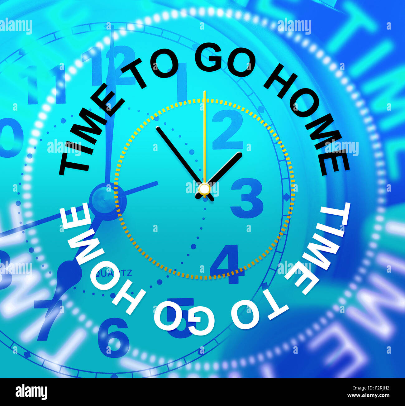 Go Home Representing See You Later Goodbye Stock Photo - Alamy