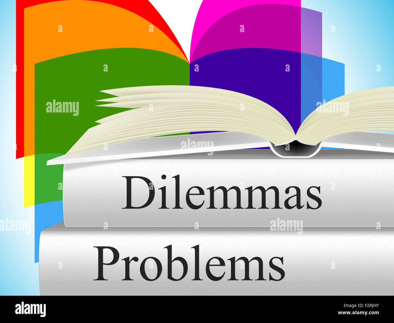 Problems Dilemmas Showing Difficult Choice And Setback Stock Photo - Alamy