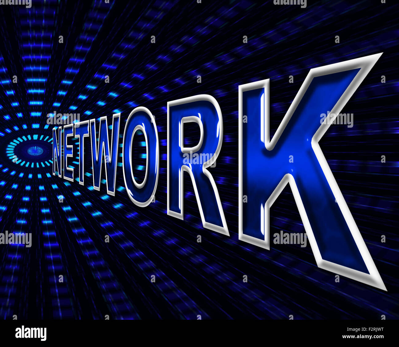 Computer Technology Showing Network Server And Pc Stock Photo - Alamy