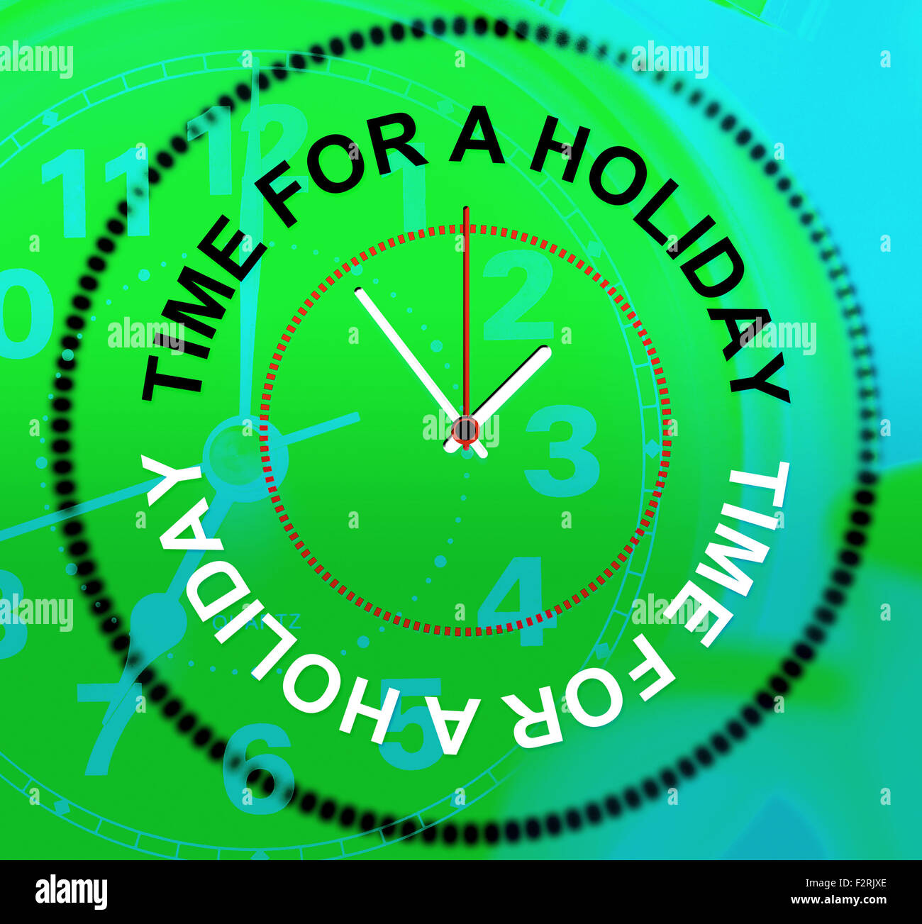 Relax Holiday Representing Go On Leave And Time Off Stock Photo - Alamy