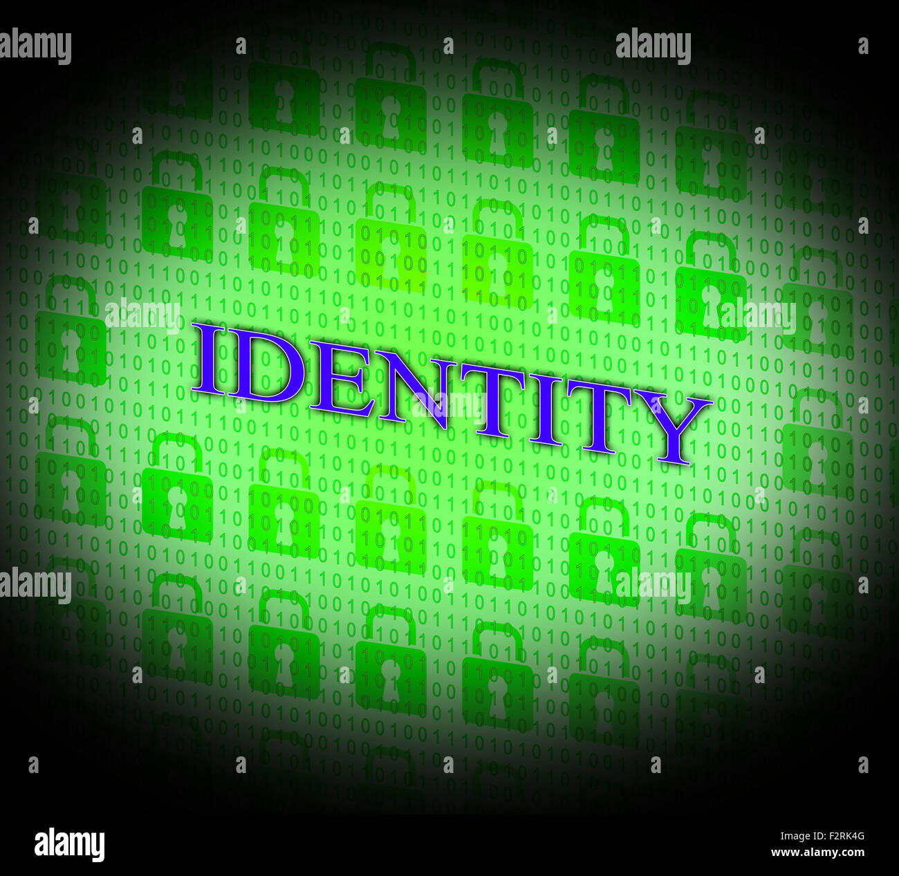 Identity Online Showing World Wide Web And Website Stock Photo - Alamy