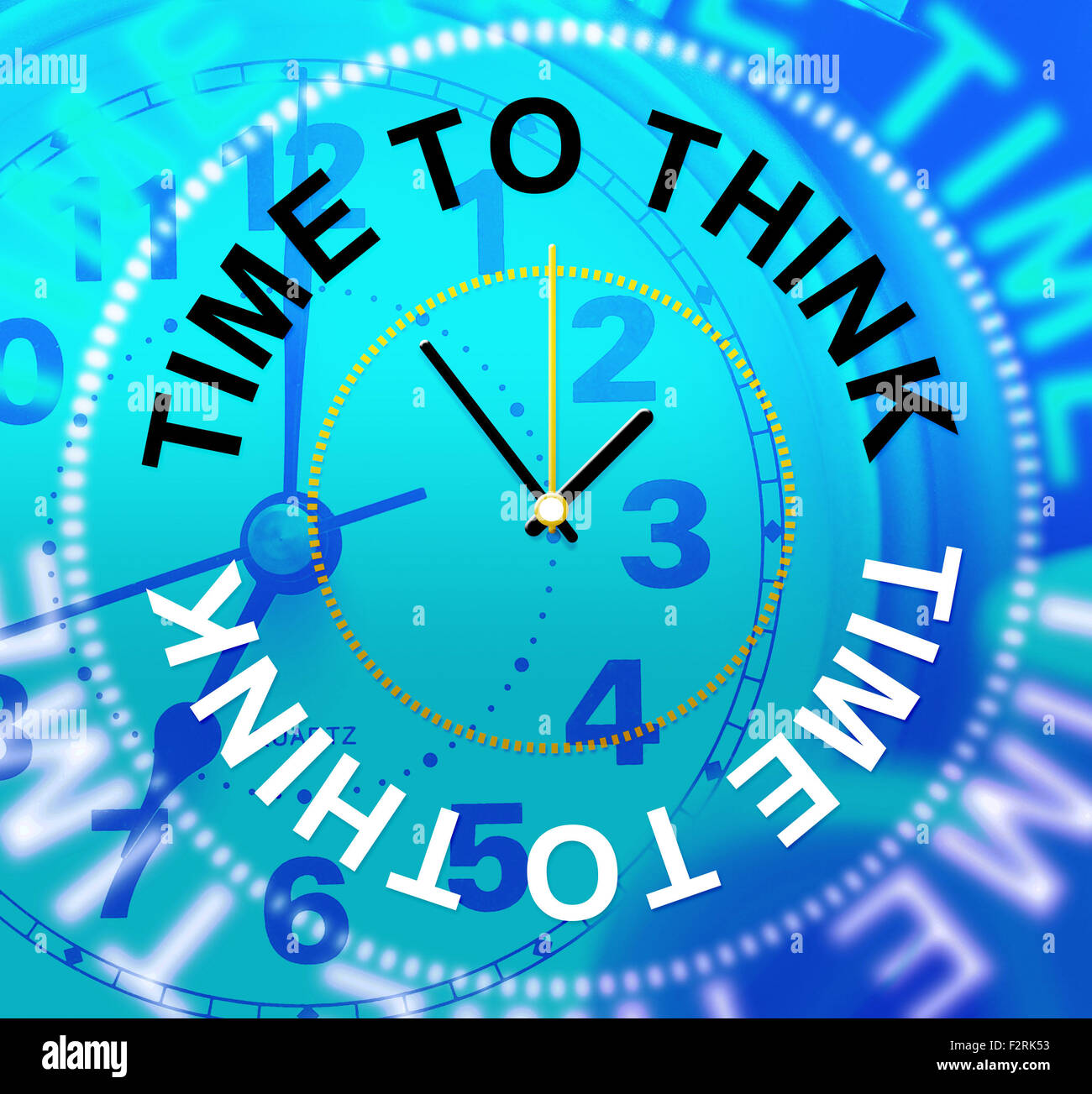 Time To Think Showing Consideration Considering And Reflection Stock ...