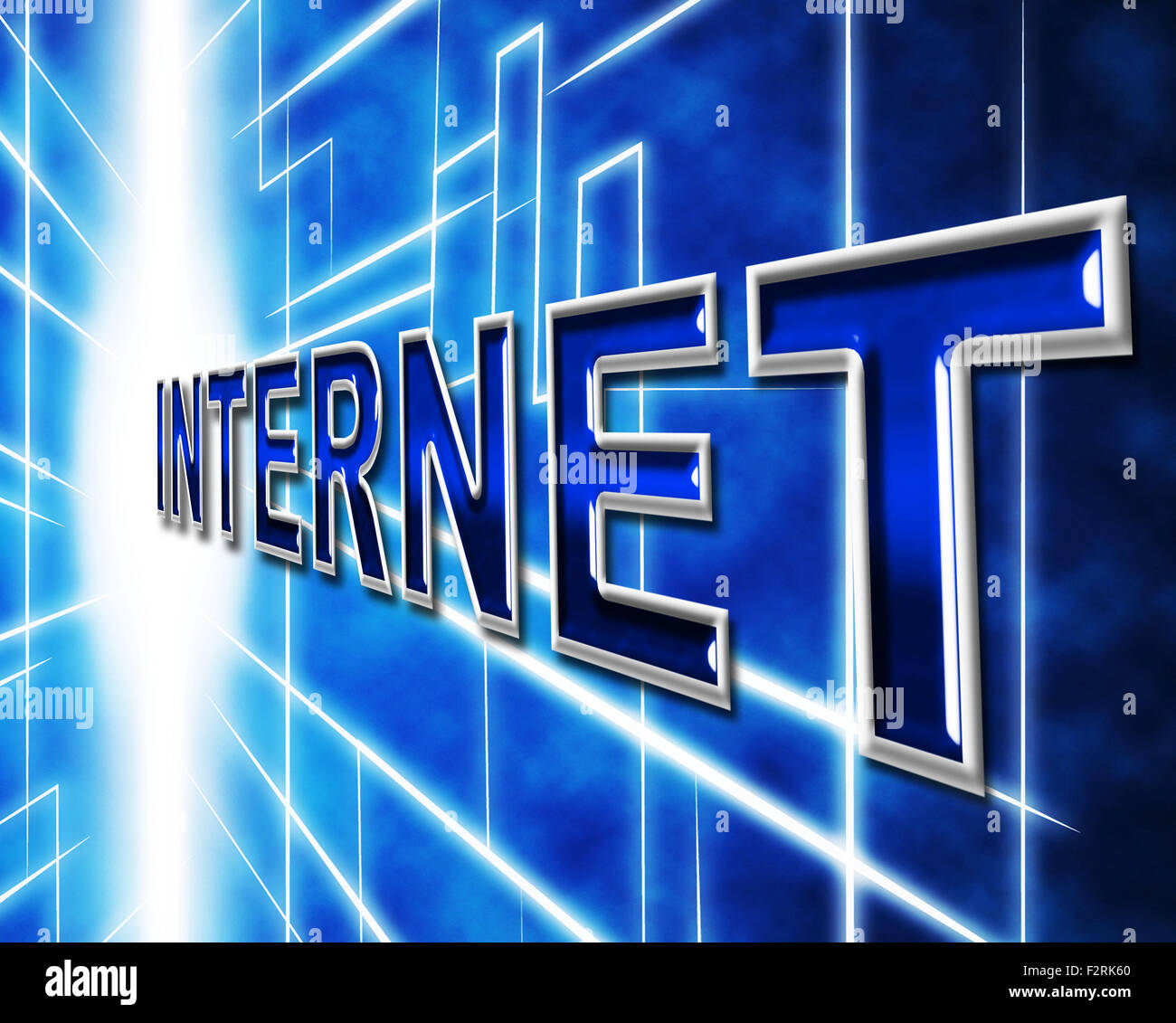 Data Internet Showing World Wide Web And Website Stock Photo - Alamy