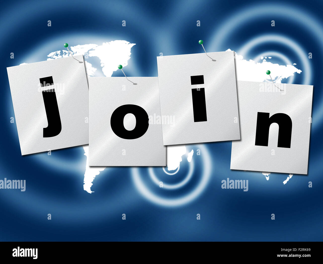 Join Register Indicating Sign Up And Subscribing Stock Photo - Alamy