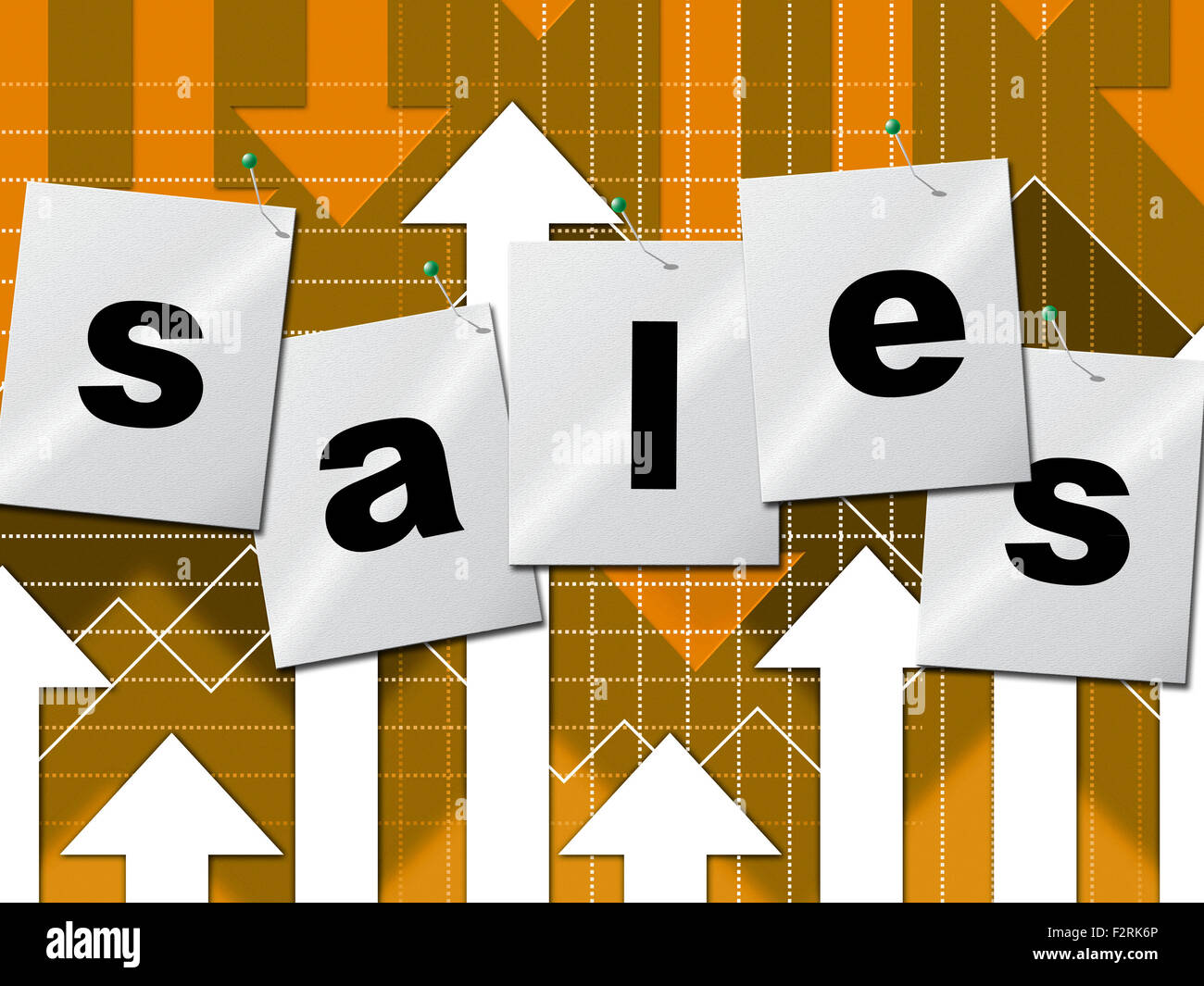 Selling Graph Meaning Sales Investment And Finance Stock Photo - Alamy