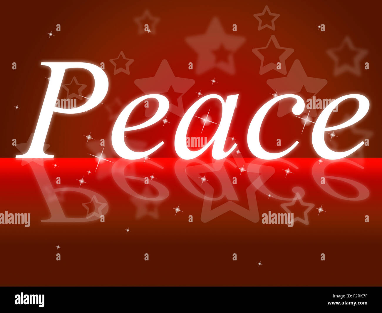 Peace Relaxation Meaning Love Not War And Break Relaxing Stock Photo ...