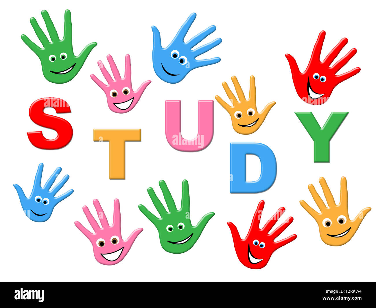 Education Kids Representing Study University And Studying Stock Photo ...