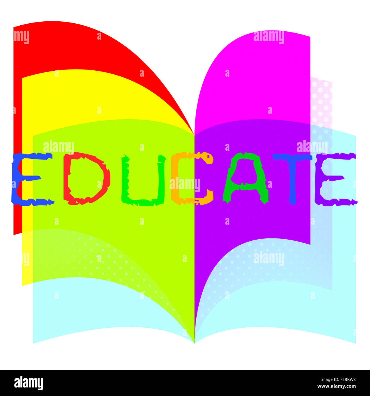 Educate Education Showing Learning Develop And School Stock Photo - Alamy