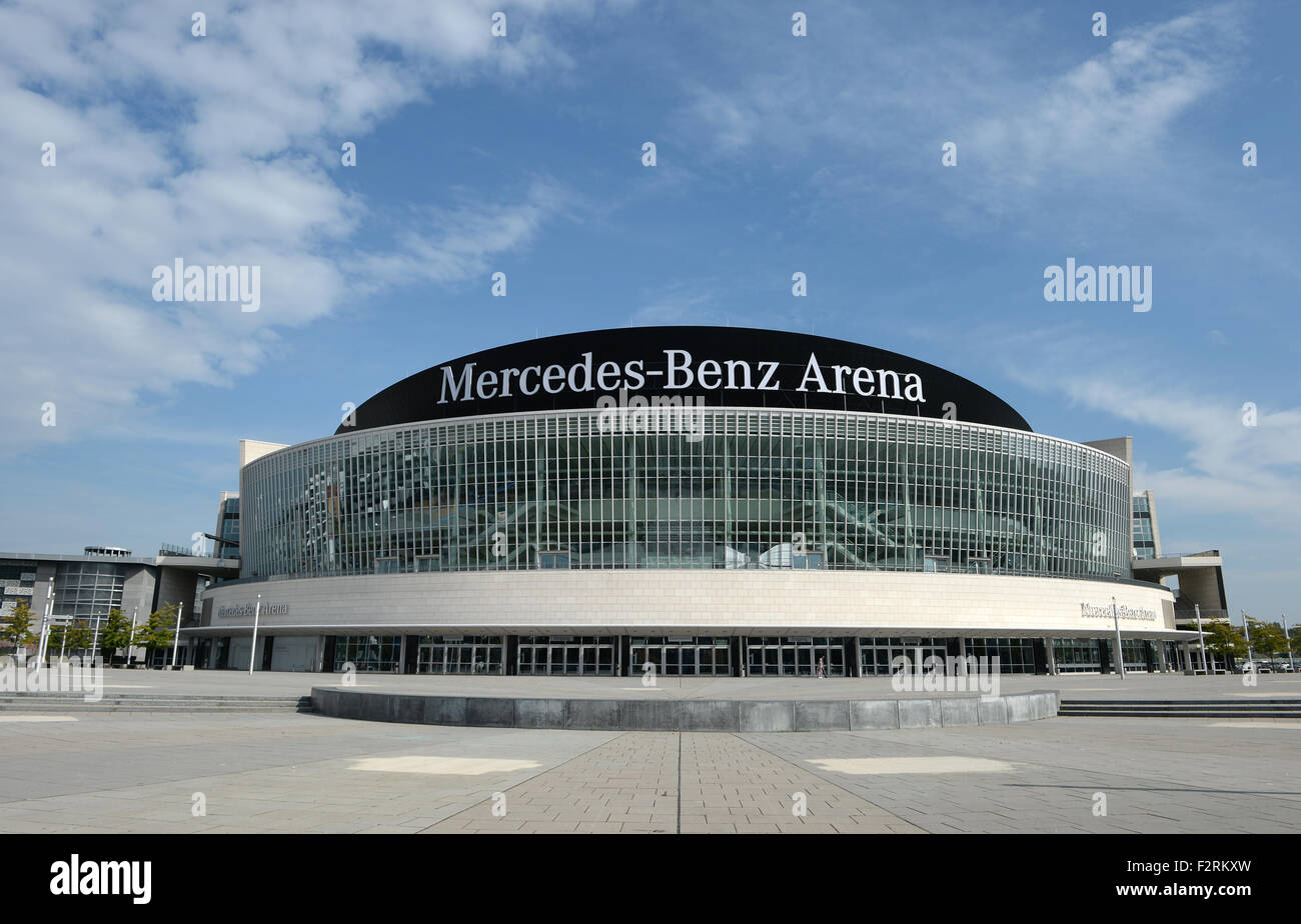 The Mercedes-Benz Arena (originally known as O2-World) in Berlin ...