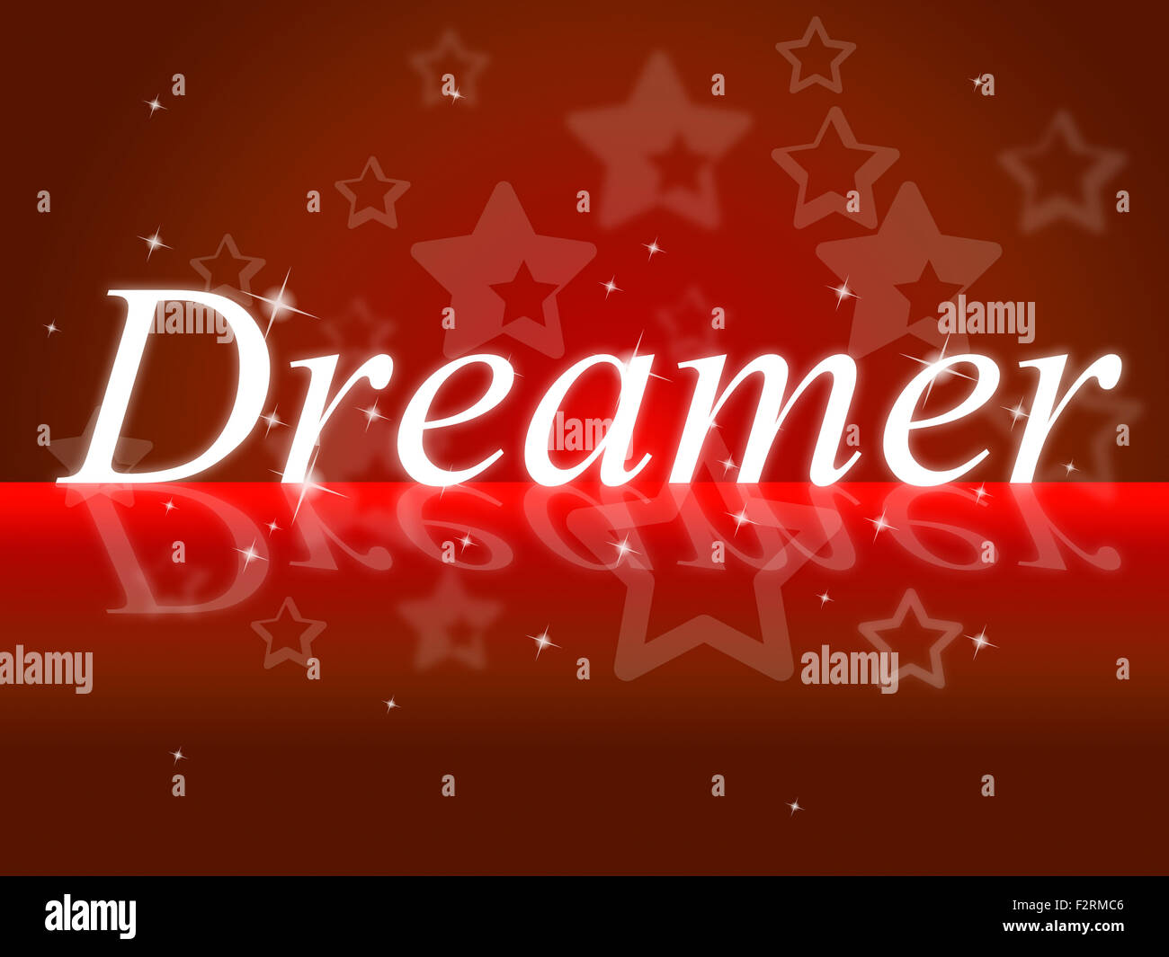 Dreamer Dream Representing Goals Vision And Aspiration Stock Photo - Alamy