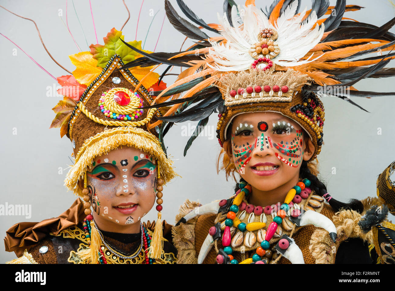 Children at the Jember Fashion Carnival in Jember Indonesia Stock Photo ...