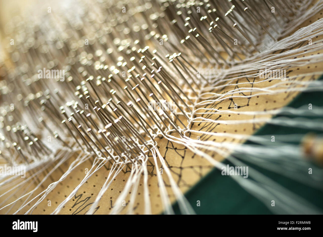 Tools for lace-making Stock Photo - Alamy